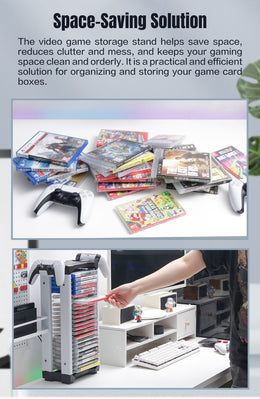 Video Game Storage Tower - 1 Pack – ECHZOVE